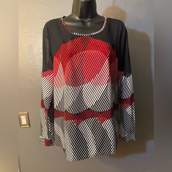Dana Buchman | Tops | Dana Buchman Long Sleeve Blouse | Poshmark